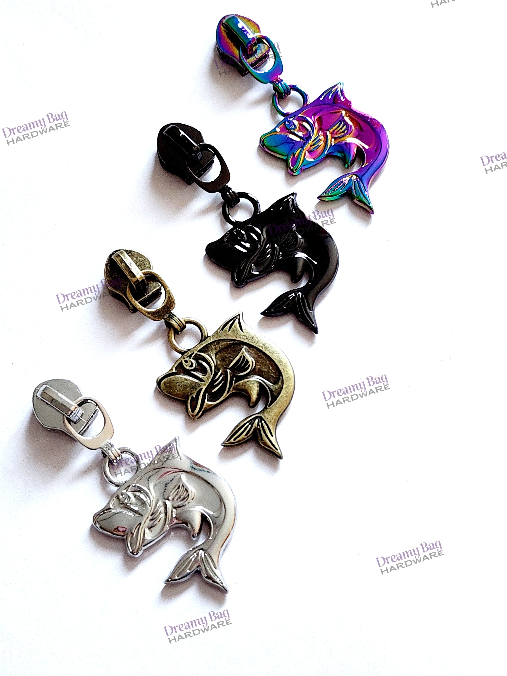 #5 Zipper Pull Fish – Dreamy Bag Hardware Pty Ltd