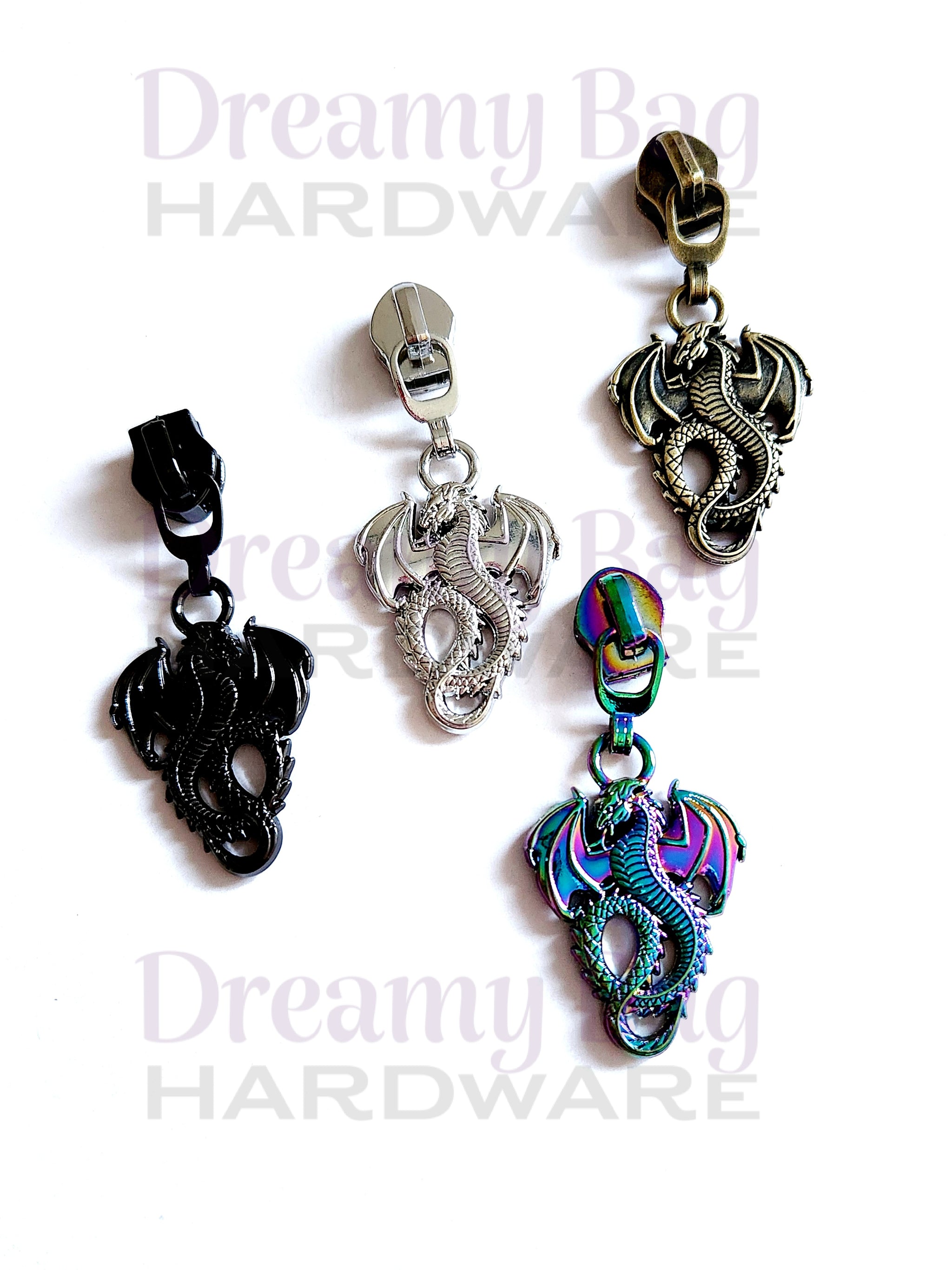 #5 Zipper Pull Dragon – Dreamy Bag Hardware Bag Making Supplies and ...