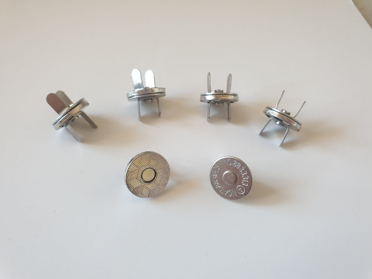 Round 14mm Magnetic Snaps 5 Pack – Dreamy Bag Hardware Pty Ltd