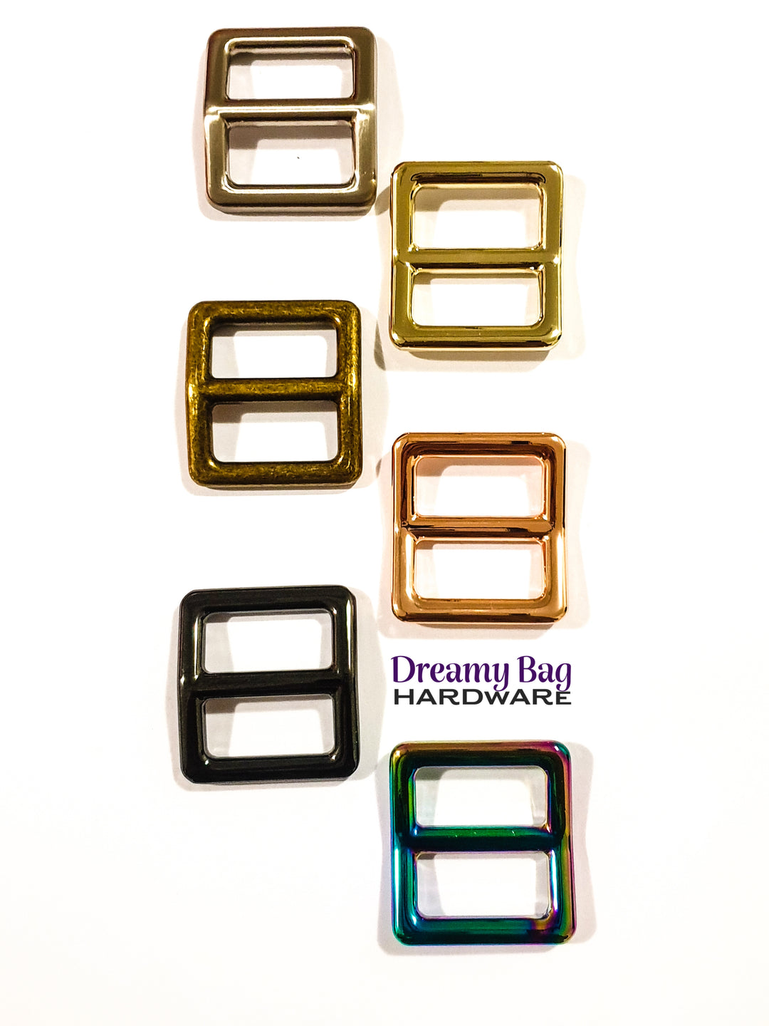25mm Angle Tri Slider (For thicker straps) – Dreamy Bag Hardware Pty Ltd